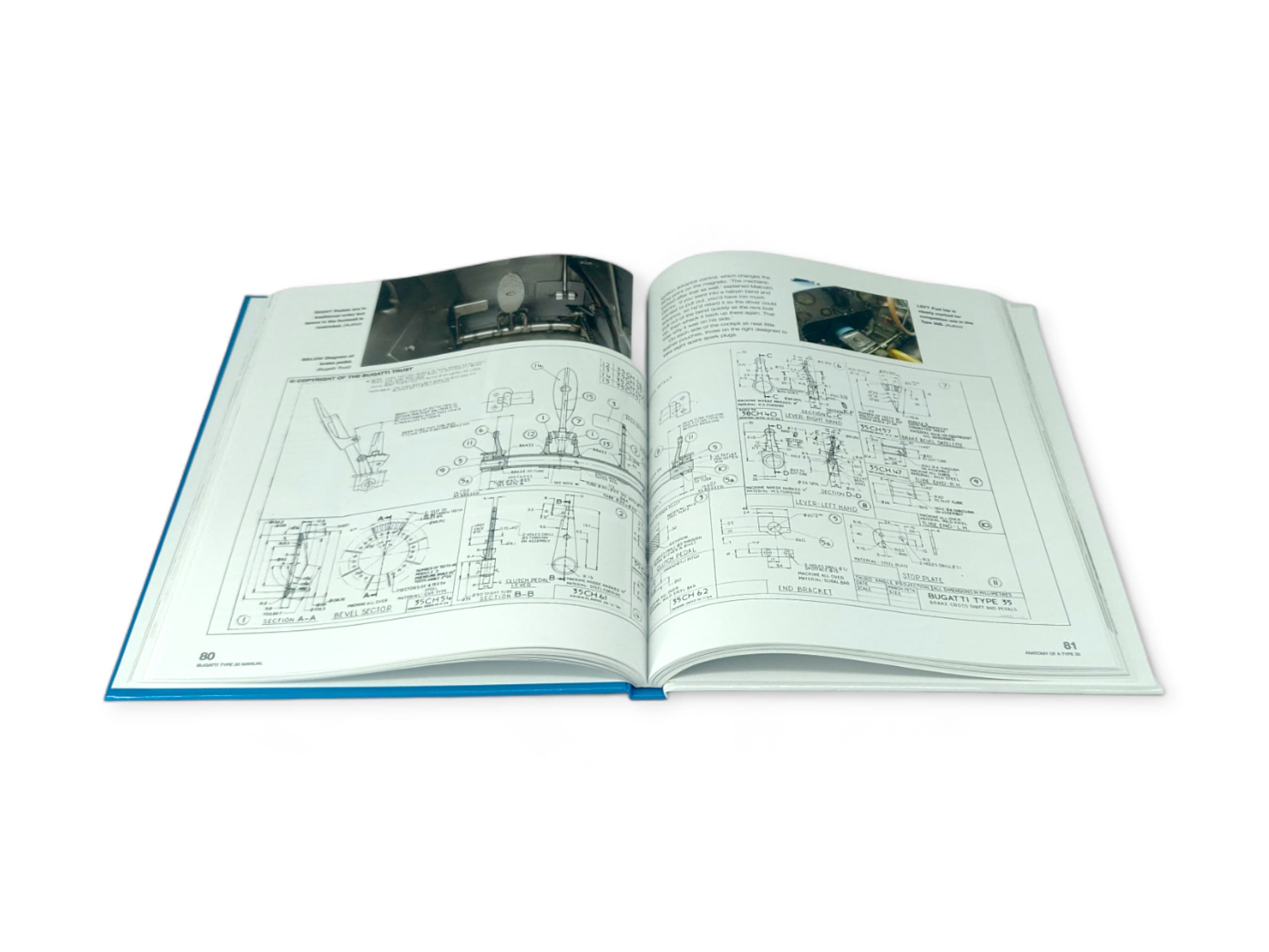 BUGATTI TYPE 35 OWNERS' WORKSHOP MANUAL - Libro di Parker Chas